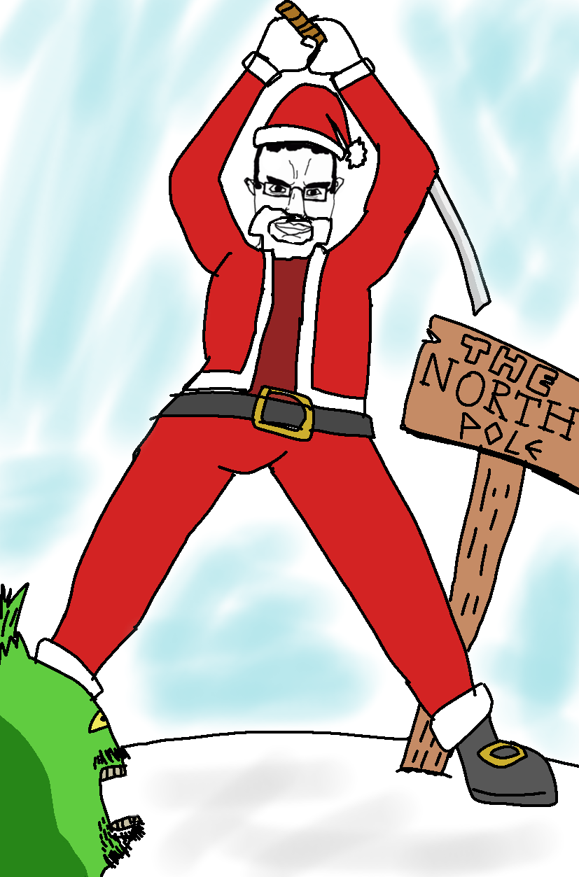 SoyBooru - Post 59560: aryan_classic christmas chud closed_mouth full_body grinch open_mouth ...